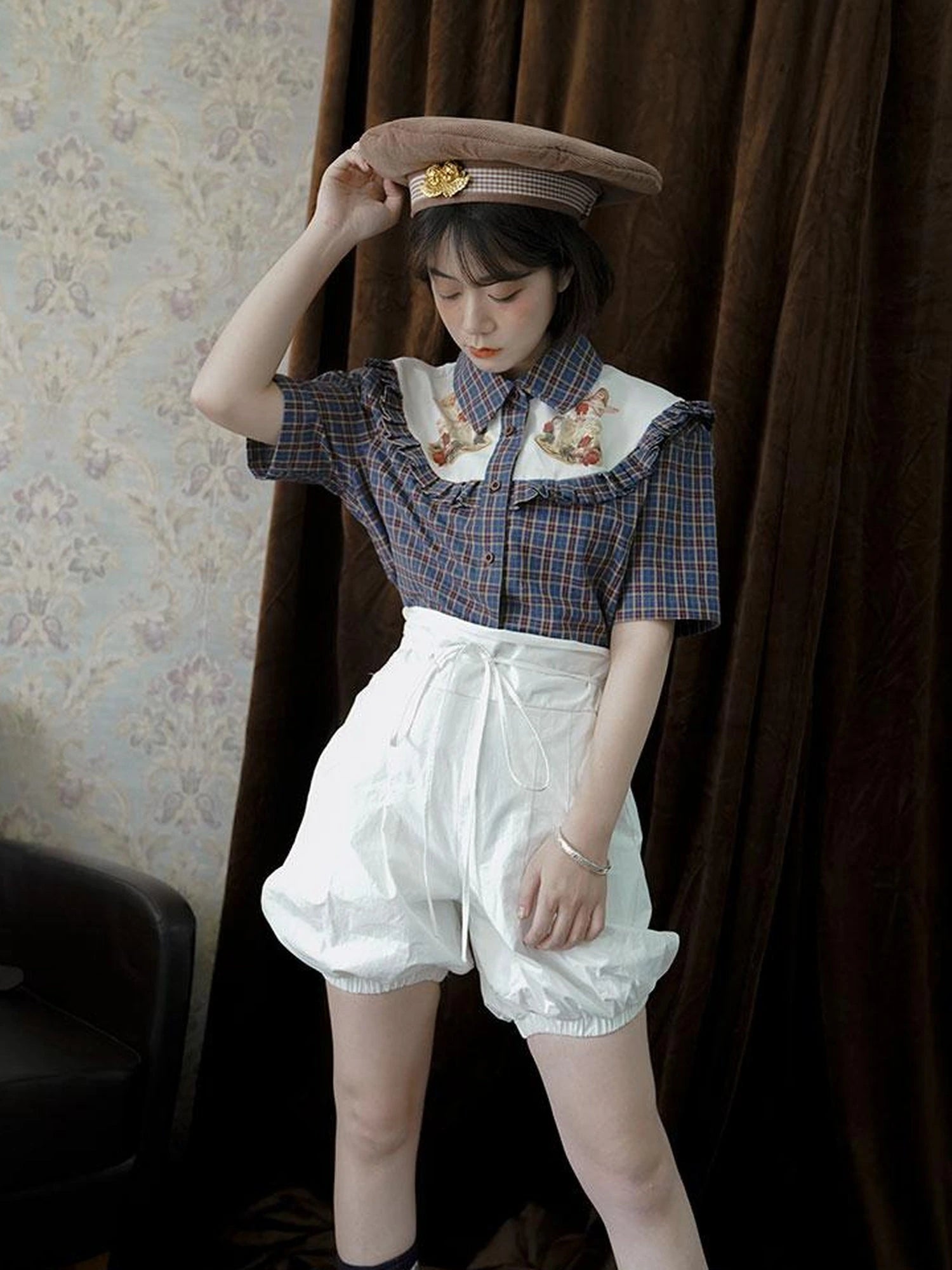 Daytoday Wonderful Life Faire Cross Beret – MISSTT